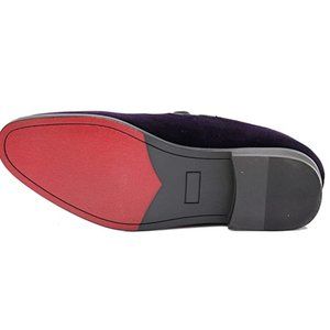 Albert's | Shoes | Mens Vintage Plain Velvet Dress Loafers Slip On ...